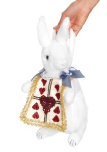 leg avenue womens rabbit purse costume accessories, rabbit purse white/gold, one size us