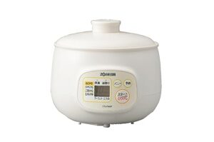 zojirushi microcomputer porridge maker cup 5 cups of eg-da02-wb white