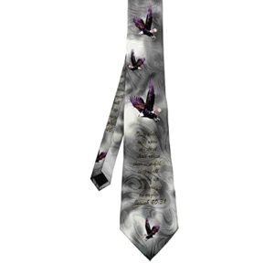 swanson christian products eagles gray ties for men | formal neckties for men made in polyester ties