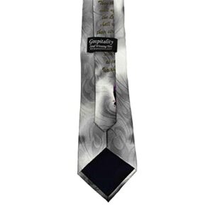 Swanson Christian Products Eagles Gray Ties for Men | Formal Neckties for Men Made in Polyester Ties