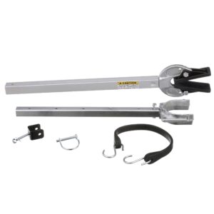 attwood sp-400-rb adjustable transom saver, 23 to 35 inches, composite head holds engine, roller and trailer mounts