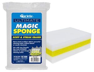 star brite boat scuff eraser - marine grade magic erasers - 2 pack (041000)