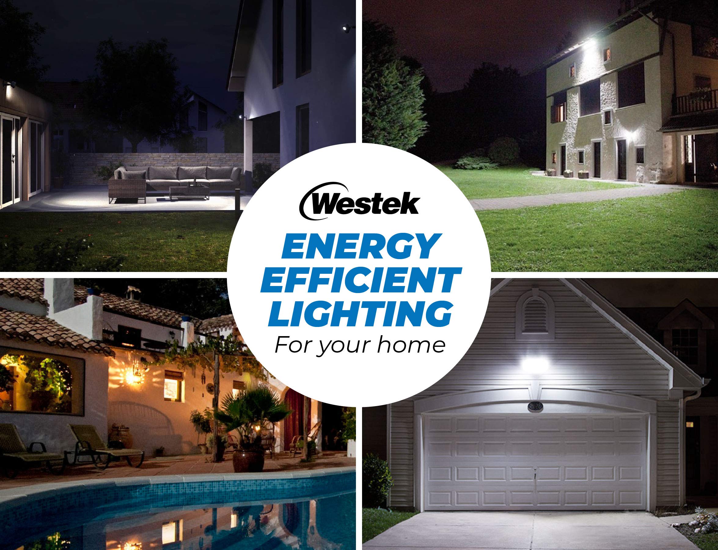 Westek Screw In Motion Sensor Light Socket for Outdoor Lighting - This Motion Sensor Light Socket Adapter Turns On Lights When Movement is Detected, 20ft Distance - (OMLC163BC)