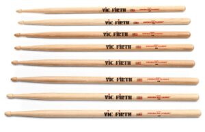 vic firth p5b.3-5b.1" drumsticks (pack of 4)