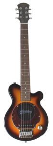 pignose pgg-200 deluxe electric guitar with built-in amp (sunburst)