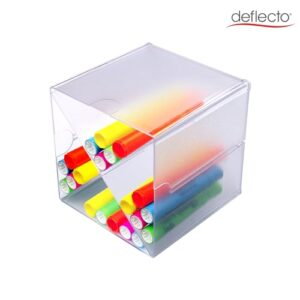 Deflecto Stackable Cube Organizer, 6 inch x 6 inch