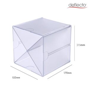 Deflecto Stackable Cube Organizer, 6 inch x 6 inch