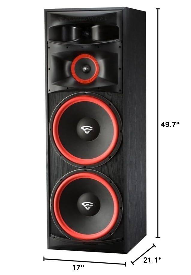 Cerwin Vega Home Audio XLS-215 15" Dual 3-Way Floor Tower Speaker