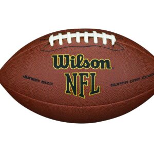 Wilson NFL Super Grip Composite Football - Junior Size, Brown