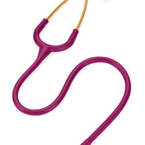 3M Littmann Classic II Infant Stethoscope, 2157, Stainless Steel Rainbow-Finish Chestpiece, 28" Raspberry Tube, Brass Stem, and Headset