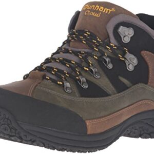 Dunham Mens Cloud Waterproof Boot Hiking-shoes, Green/Grey, 11.5 Wide US