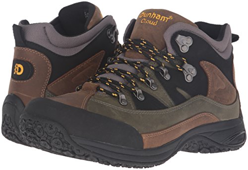 Dunham Mens Cloud Waterproof Boot Hiking-shoes, Green/Grey, 11.5 Wide US