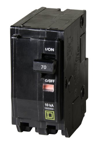 Square D - QO270CP Circuit Breaker, Black