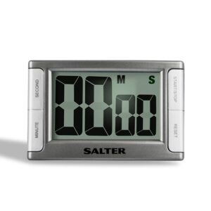 salter contour electronic timer, black, one size