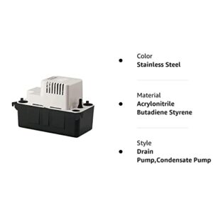 Little Giant 554405 Vcma-15 Series Condensate Pump, 7" Height, 5" Width, 11" Length, 115V