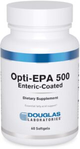 douglas laboratories opti-epa 500 | enteric-coated to support brain, eyes, pregnancy and cardiovascular health | 60 softgels