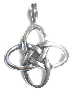 zoe and piper pendants celtic love knot pendant in sterling silver for teens, men or women, 8198