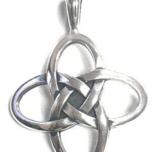 Zoe and Piper Pendants Celtic Love Knot Pendant in Sterling Silver for Teens, Men or Women, 8198