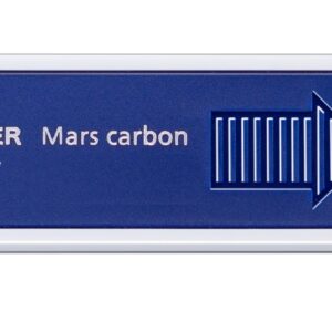 Staedtler Mars Carbon Lead, 2mm, Red, 12 Lead