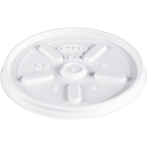 dart 12jl white vented lid (case of 1000)