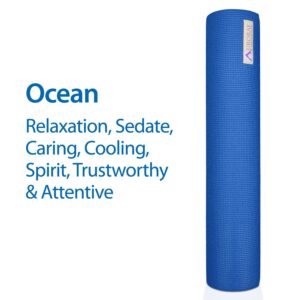 AURORAE Classic/Printed Extra Thick and Long Yoga Mat. Slip Free Rosin included