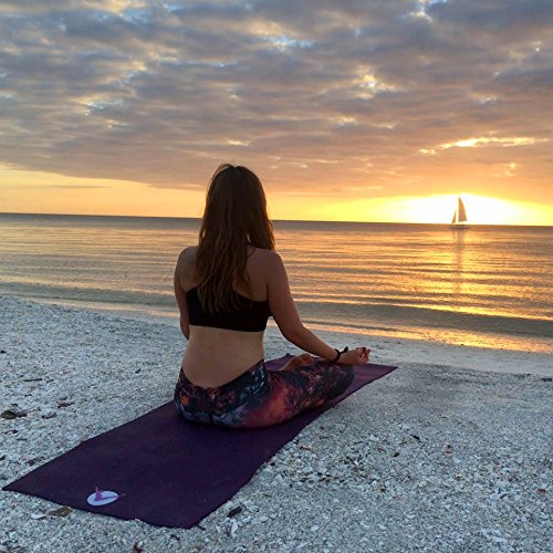 AURORAE Classic/Printed Extra Thick and Long Yoga Mat. Slip Free Rosin included