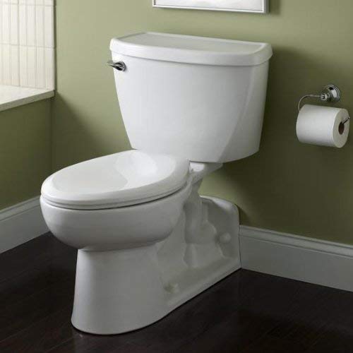 American Standard 4142.016.020 Yorkville Flushometer Toilet Tank Complete with Coupling Components, White (Tank Only), 9.90 in wide x 17.60 in tall x 22 in deep