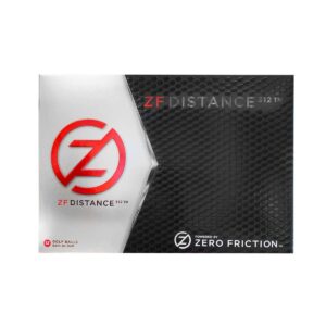 zero friction distance 312 golf ball 12/pk