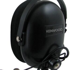 Kenwood KHS-10-OH Noise Reduction Over-The-Headset with Noise Cancelling Boom Microphone and in-Line PTT, NRR 24 db