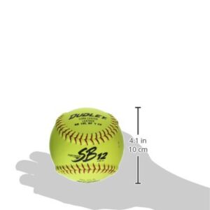 Dudley NFHS SB 12 Fastpitch Softball-12Pack , Yellow