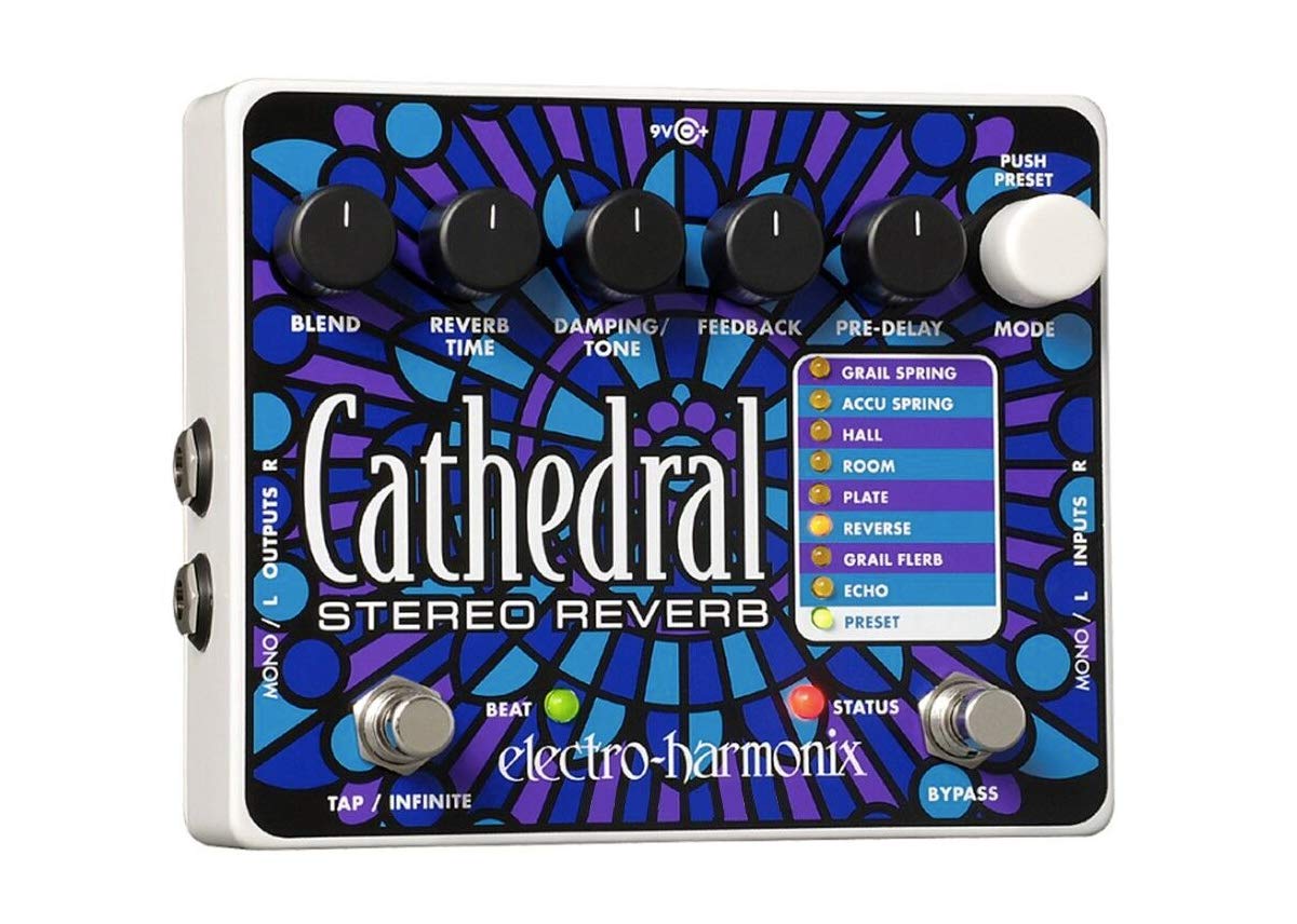 Electro-Harmonix Cathedral Stereo Reverb Pedal