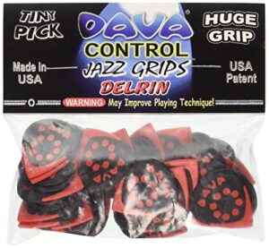 dava 9036 delrin jazz grip picks -- 36 picks