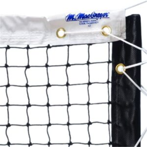 macgregor super pro 5000 poly tennis net, 42-feet