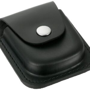 Charles-Hubert, Paris 3572-4 Black Leather 48mm Pocket Watch Holder