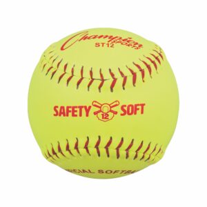 champion sports safety softballs, 12"