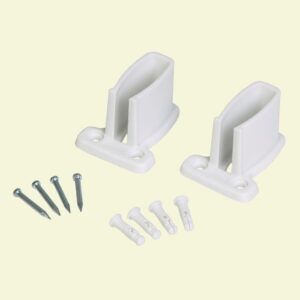 closetmaid wall bracket with anchors and screws, 2-ct