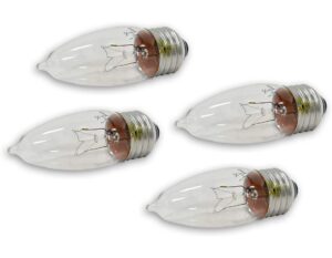 sylvania 40 watt incandescent b10 120v medium base model number 13332-syl