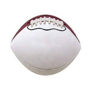 baden mini 8.5-inch size autograph football with 2 brown and 2 white panels