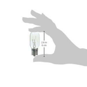 SYLVANIA 25W Appliance Tubular Incandescent T8 Bulb, 230 Lumens, Clear, 100 CRI, 2850K, Warm White - 1 Pack (18360)