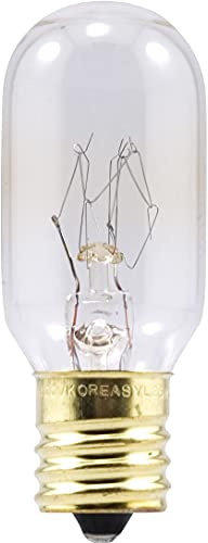 SYLVANIA 25W Appliance Tubular Incandescent T8 Bulb, 230 Lumens, Clear, 100 CRI, 2850K, Warm White - 1 Pack (18360)