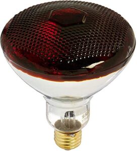 satco s4751 medium light bulb in bronze/dark finish, 5.31 inches, 1 count (pack of 1), red heat