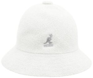 kangol men's bermuda casual, white, medium