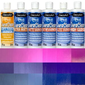 DecoArt Satin Varnish, 5.08 x 5.08 x 16.510000000000002 cm, Clear, 8 Ounces