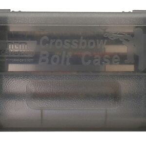 MTM Crossbow Bolt Case Holds-12 Clear Smoke BHCB-41