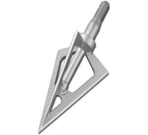 snuffer ss stainless steel 3 blade arrow broadhead (pack of 3), 125-grain