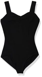 capezio big girls' princess tank leotard,black,l (12-14)