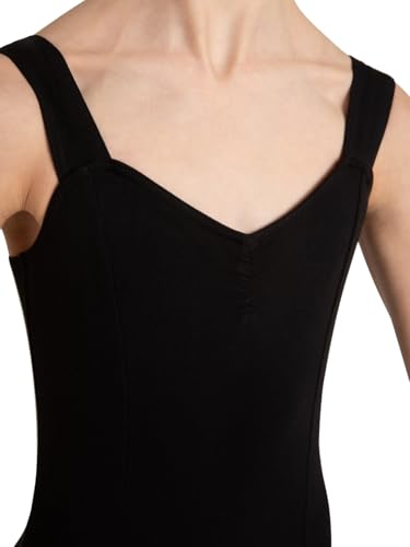 Capezio Big Girls' Princess Tank Leotard,Black,L (12-14)