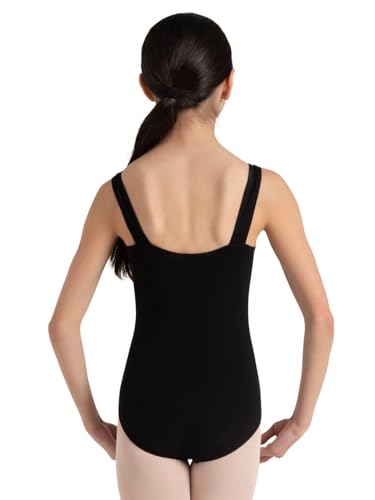 Capezio Big Girls' Princess Tank Leotard,Black,L (12-14)