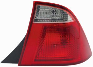 tyc right tail light assembly compatible with 2005-2007 ford focus