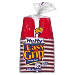 hefty easy grip party cups, 9 oz. - 50 ct